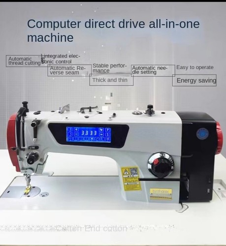 Flat Sewing Machine Computer Direct Drive Auto High Speed Industrial ...