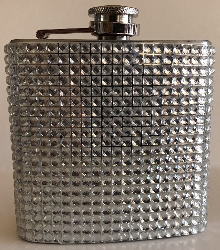 Bling Liquor Flask Bridal Bachelorette Party Alcohol Rhinestone ...