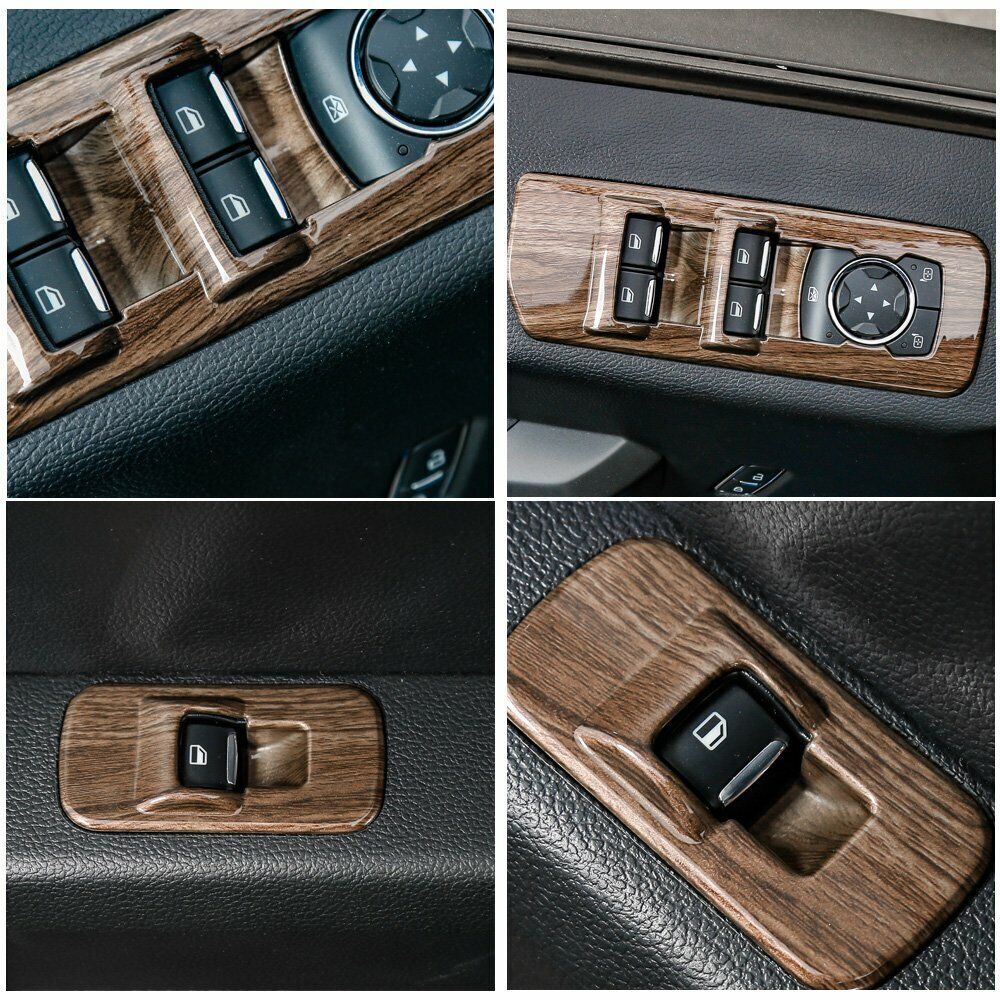 24x Wood Grain Interior Set Dashboard Panel Cover Trim Kit For Ford ...