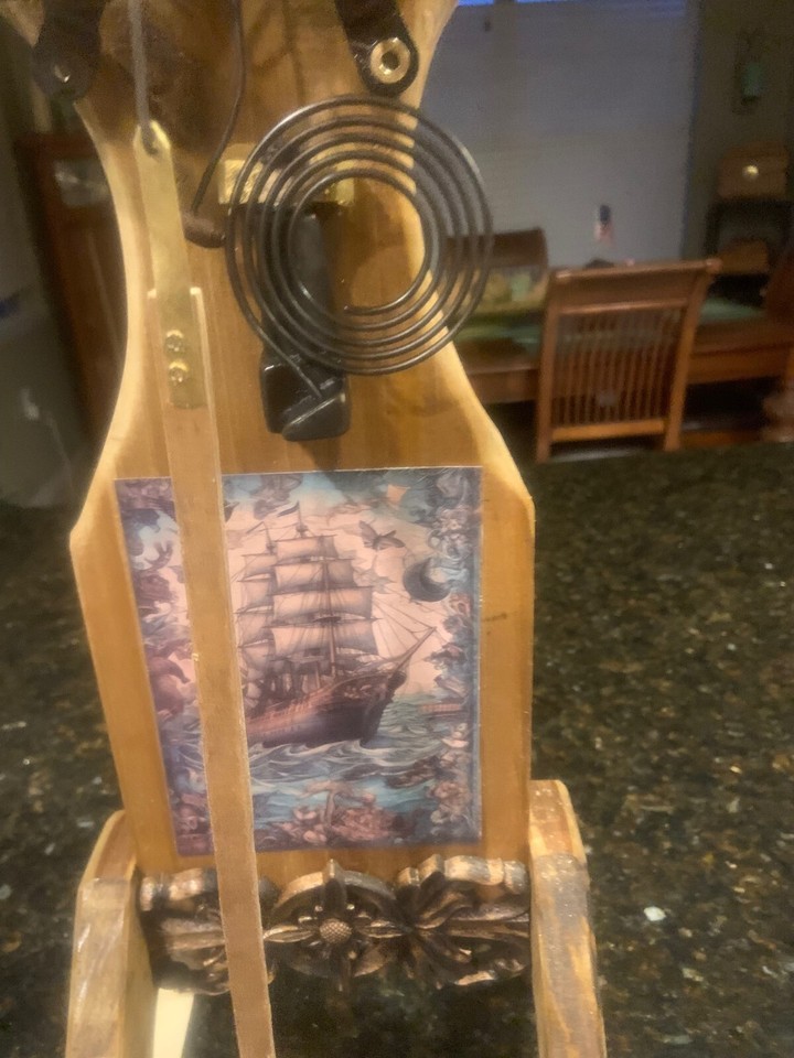 VINTAGE SKELETON MOON DIAL TOWER CLOCK WITH GONG WORKING | eBay