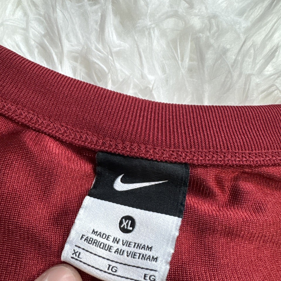 Vintage Nike Team Alabama # 12 Jersey Men’s Size XL Roll Tide Crimson ...