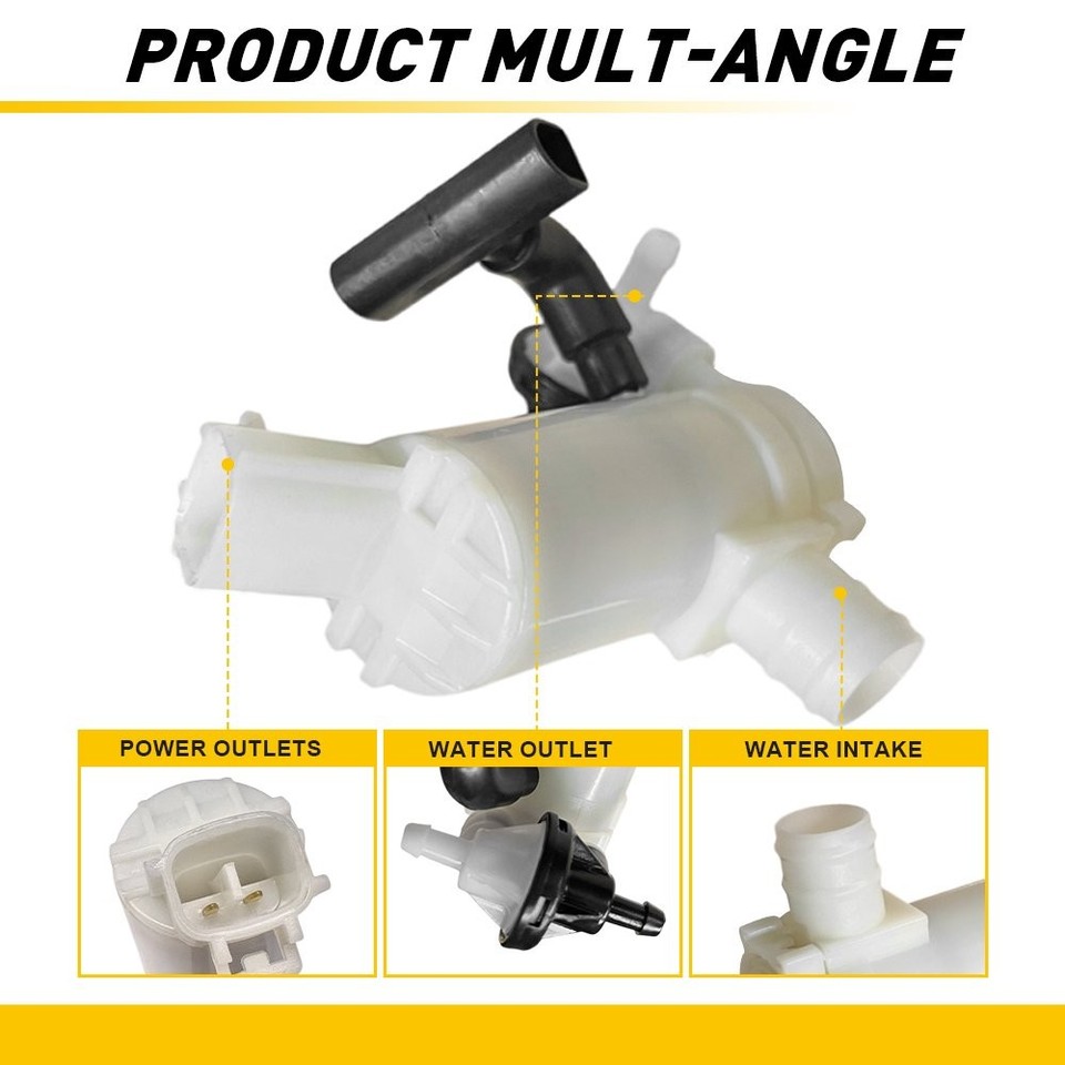 Twin Dual Outlet Windscreen Washer Pump 76846T0A013 For HONDA CR-V Mk4 ...