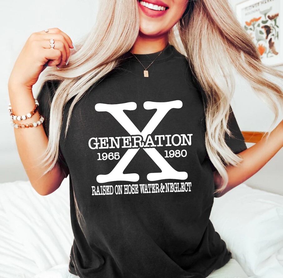Gen X Colors TShirt Generation X T-Shirt Gen X TShirt Generation X ...