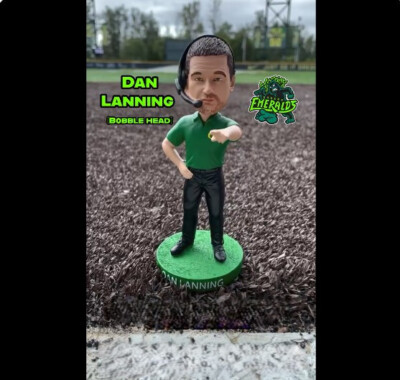 DAN LANNING Eugene Emeralds Oregon 2024 Bobblehead SGA - New in Box | eBay