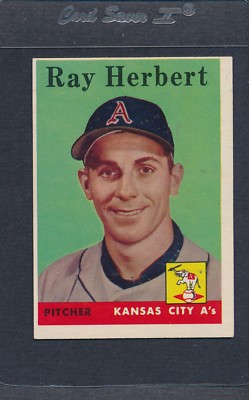 1958 Topps #379 Ray Herbert Athletics EX *4133 | eBay