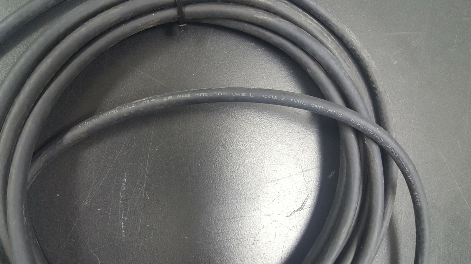 TurboTwin Madison Cable | CL2 28 AWG C(UL) TYPE CMG RoHS 4708 | eBay