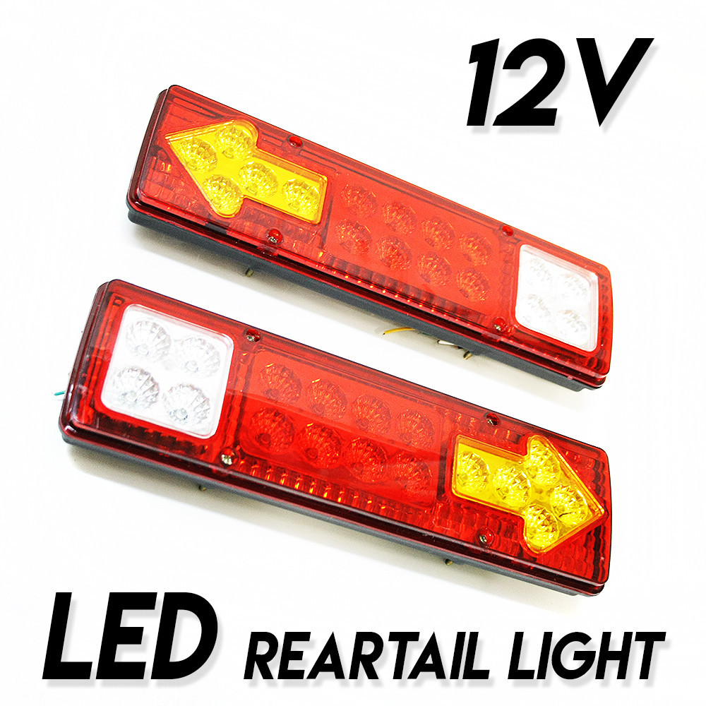 12V LED Rear Tail Lights Caravan Camper Motorhome For Hobby Fendt Adria ...