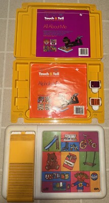 Texas Instruments Touch & Tell Home Library 2 Cartridges & 5 Overlays ...