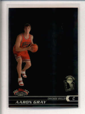 AARON GRAY 2007/08 STADIUM CLUB #144 SUPERFRACTOR PARALLEL #28/50 ...