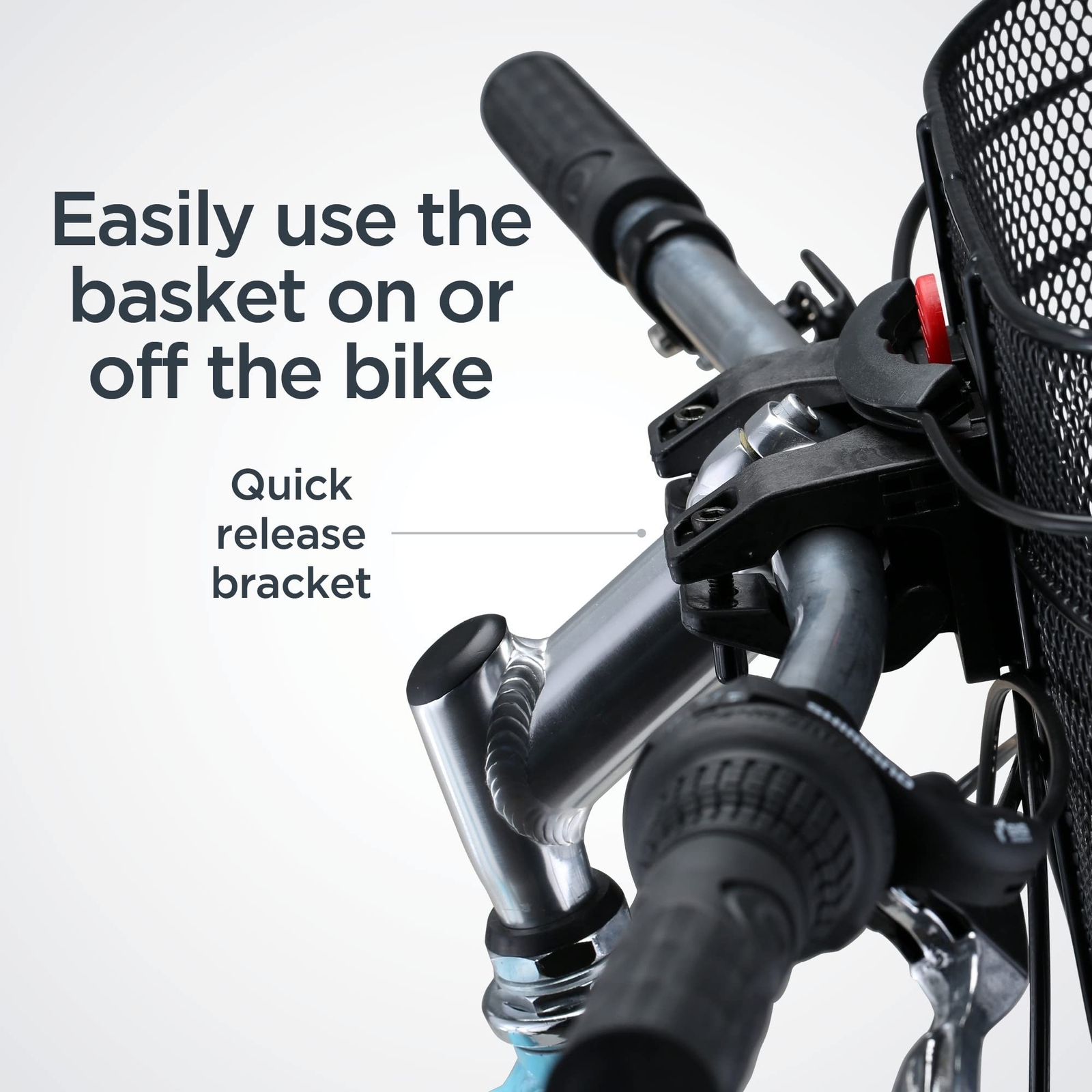 Schwinn Bike Wire Basket, Easy Quick Release Handlebar Mount ...