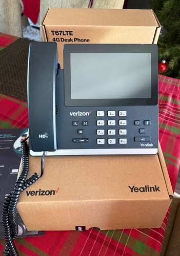 USED Yealink T67LTE 4G Desk Phone (Verizon Wireless) | eBay