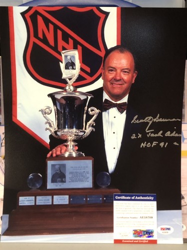 SCOTTY BOWMAN Jack Adams Signed Autograph Auto 11x14 Photo Detroit Red ...