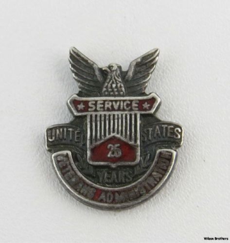 US Veterans Administration - Sterling Silver 25 Years Service Vintage ...