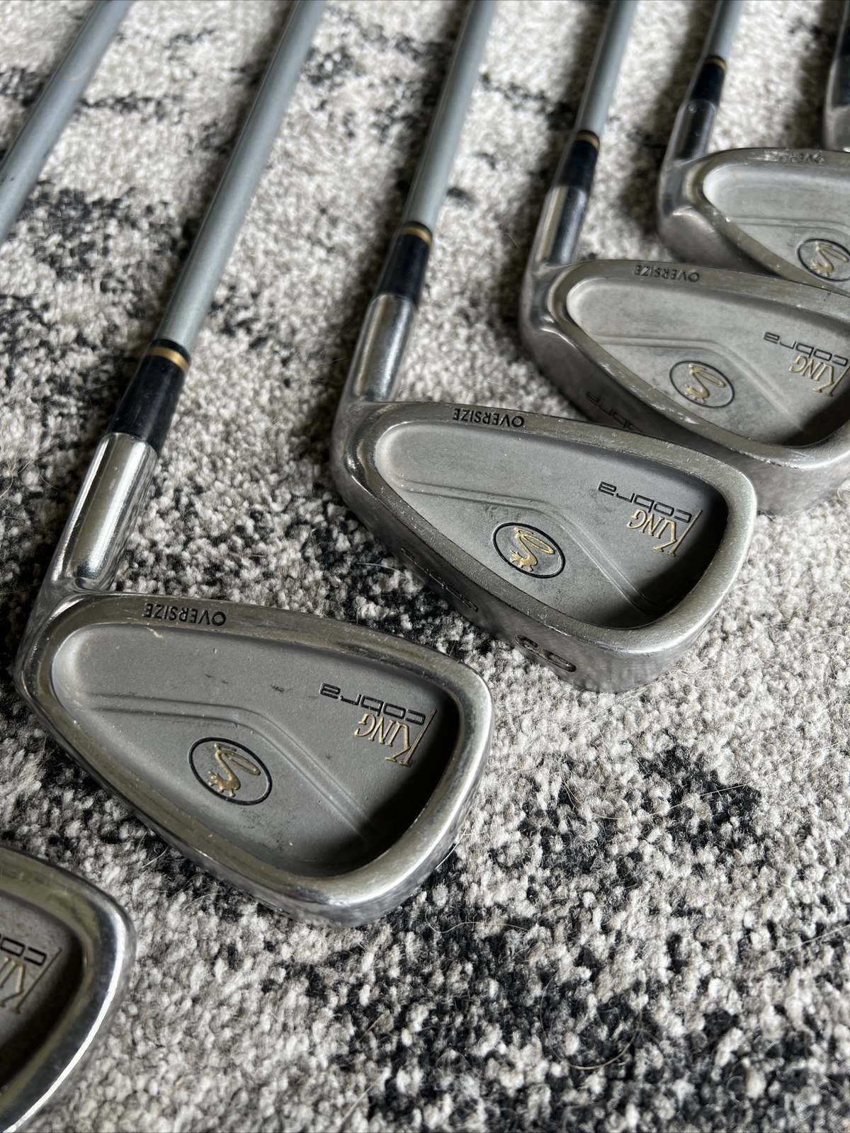 Cobra King Cobra Oversize Iron Set 3, 5,6,8,9,SW,PW Medium Graphite ...