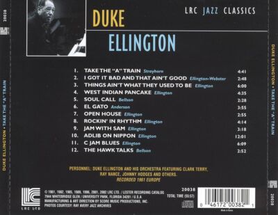 DUKE ELLINGTON - TAKE THE "A" TRAIN [LRC] NEW CD 46172003821 | eBay