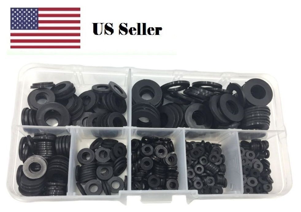 Plastic Washer Black Nylon Metric kit Assorted | eBay