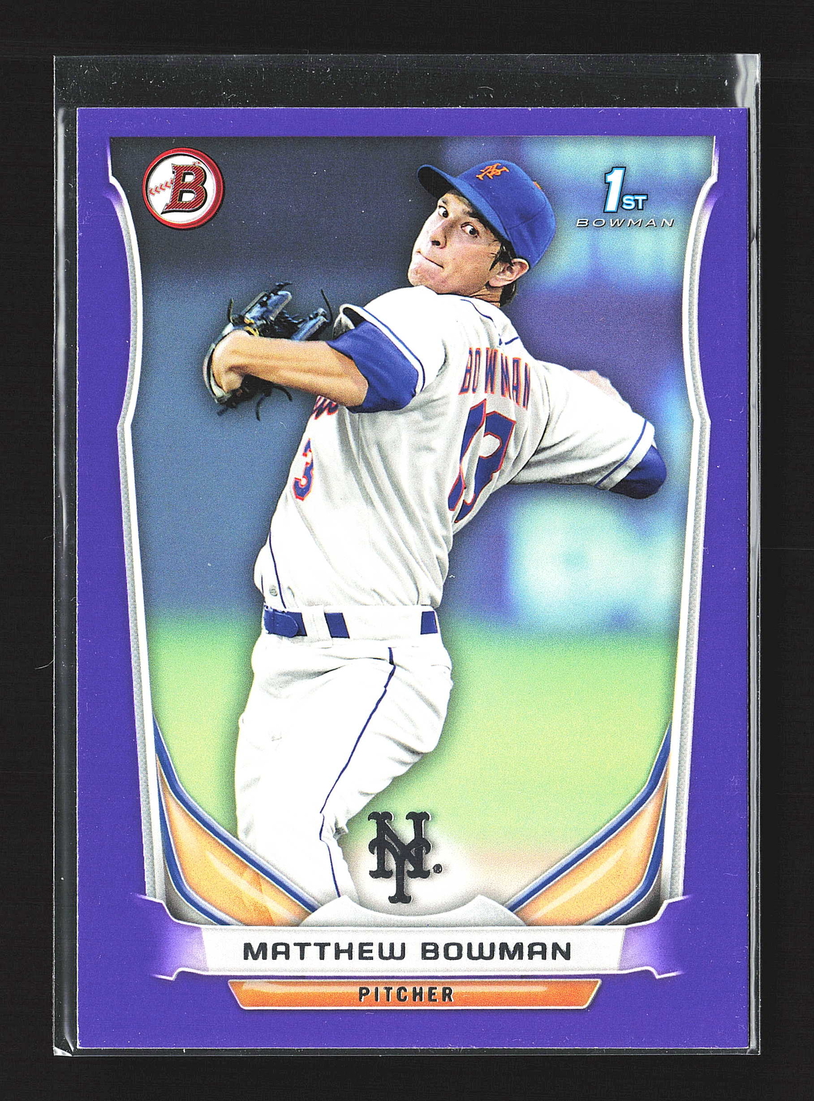 2014 Bowman #BP72 Matthew Bowman Prospects Purple New York Mets SN | eBay