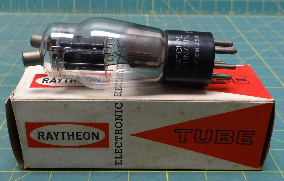 Raytheon National Union Vacuum Electronic Tube Twin Triode VT-224 | eBay