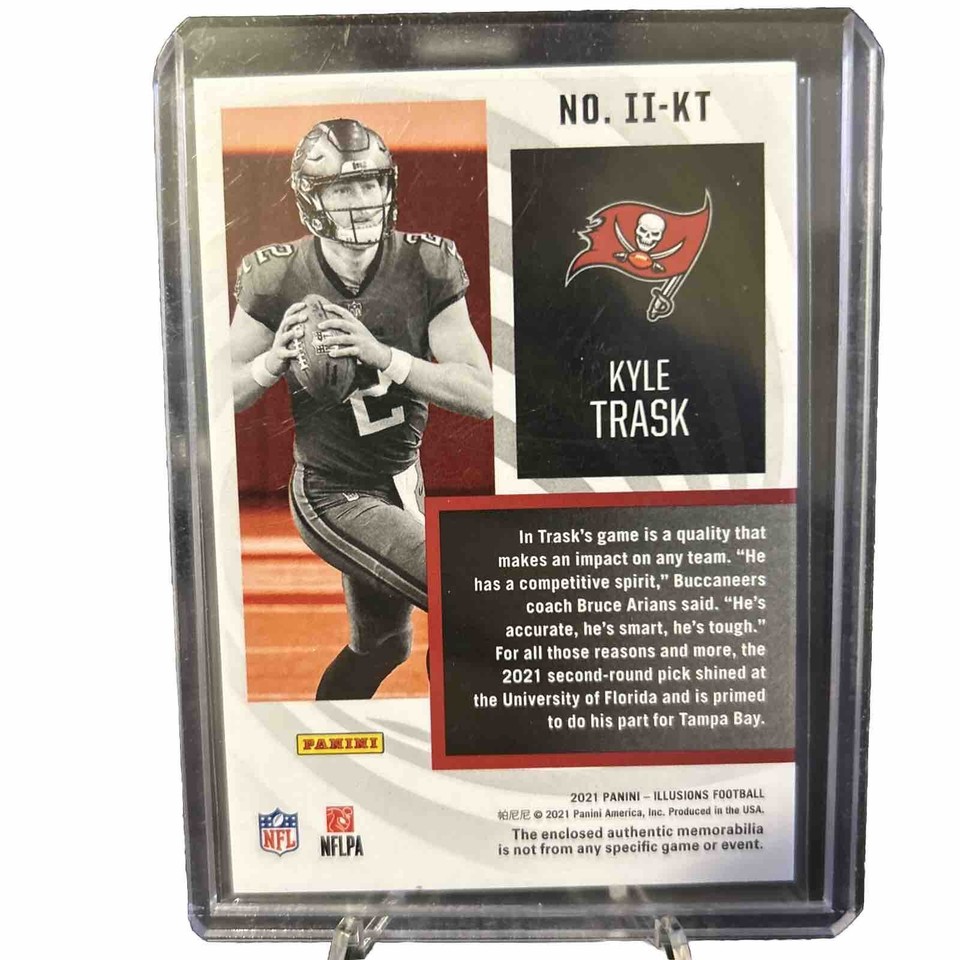 2021 Panini Illusions Instant Impact Kyle Trask RC Memorabilia Patch # ...