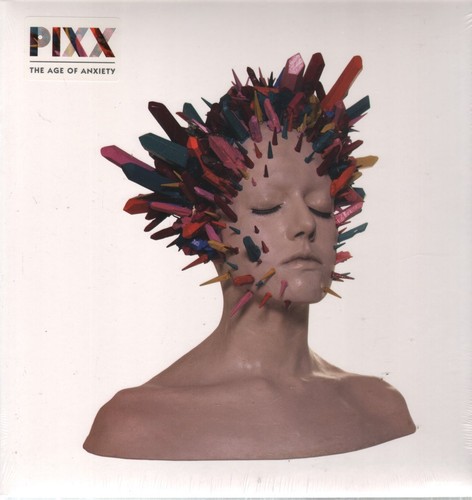 Pixx Age of Anxiety LP vinyl UK 4ad 2017 limited edition 12 track Navy ...