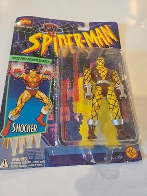 SPIDER-MAN Animated Series SHOCKER Action Figure, Toy Biz 1994 MIP | eBay