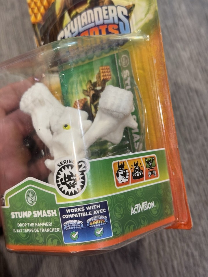 Skylanders Giants White Flocked Stump Smash Chase Variant RARE! | eBay