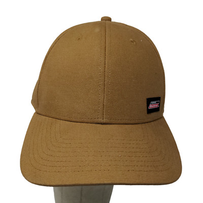 Dickies Men's Snapback Hat Tan One Size Patch Logo Cotton Workwear ...