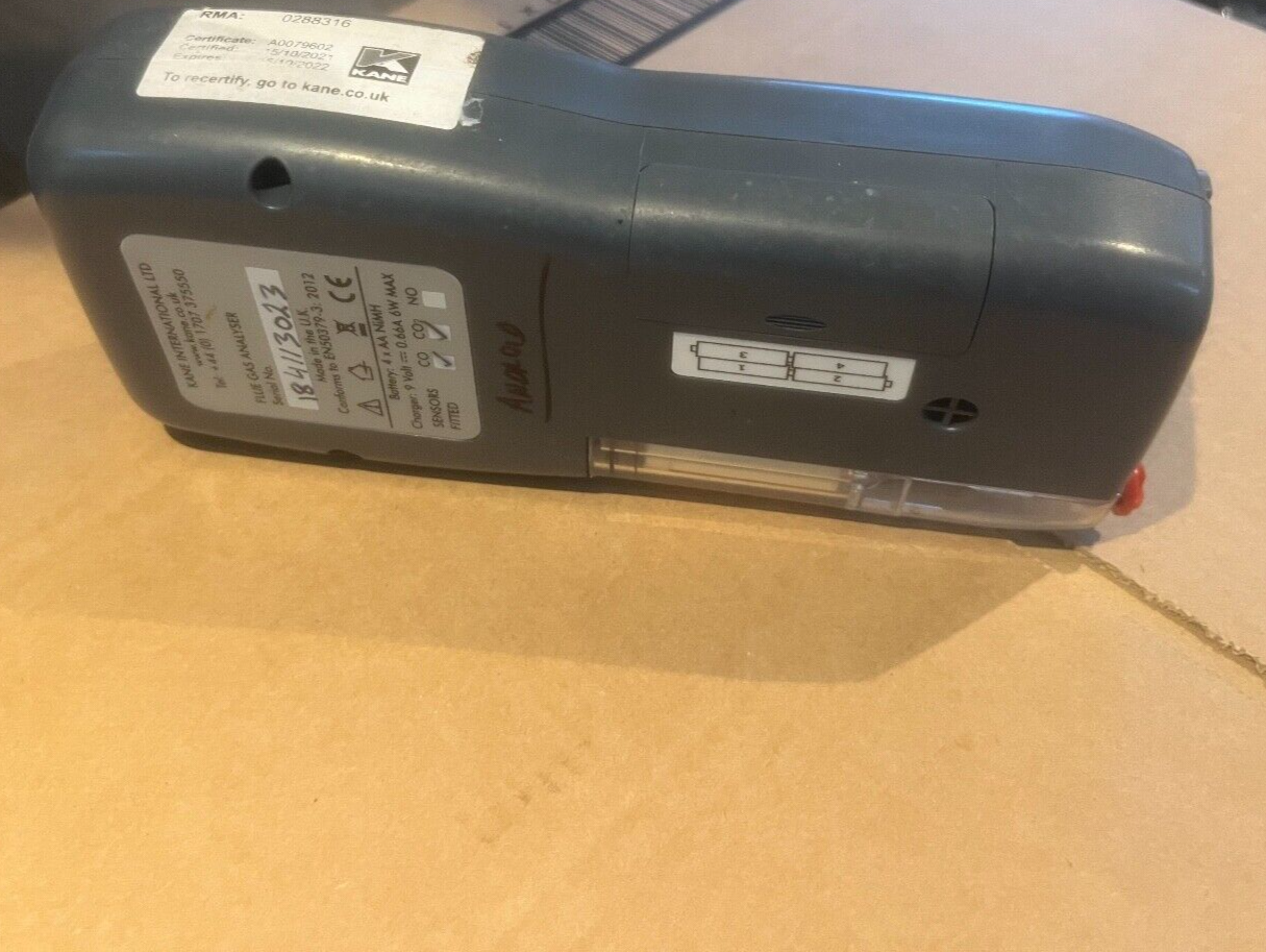 Kane 455 flue gas analyser - Working - Calibration Expired | eBay