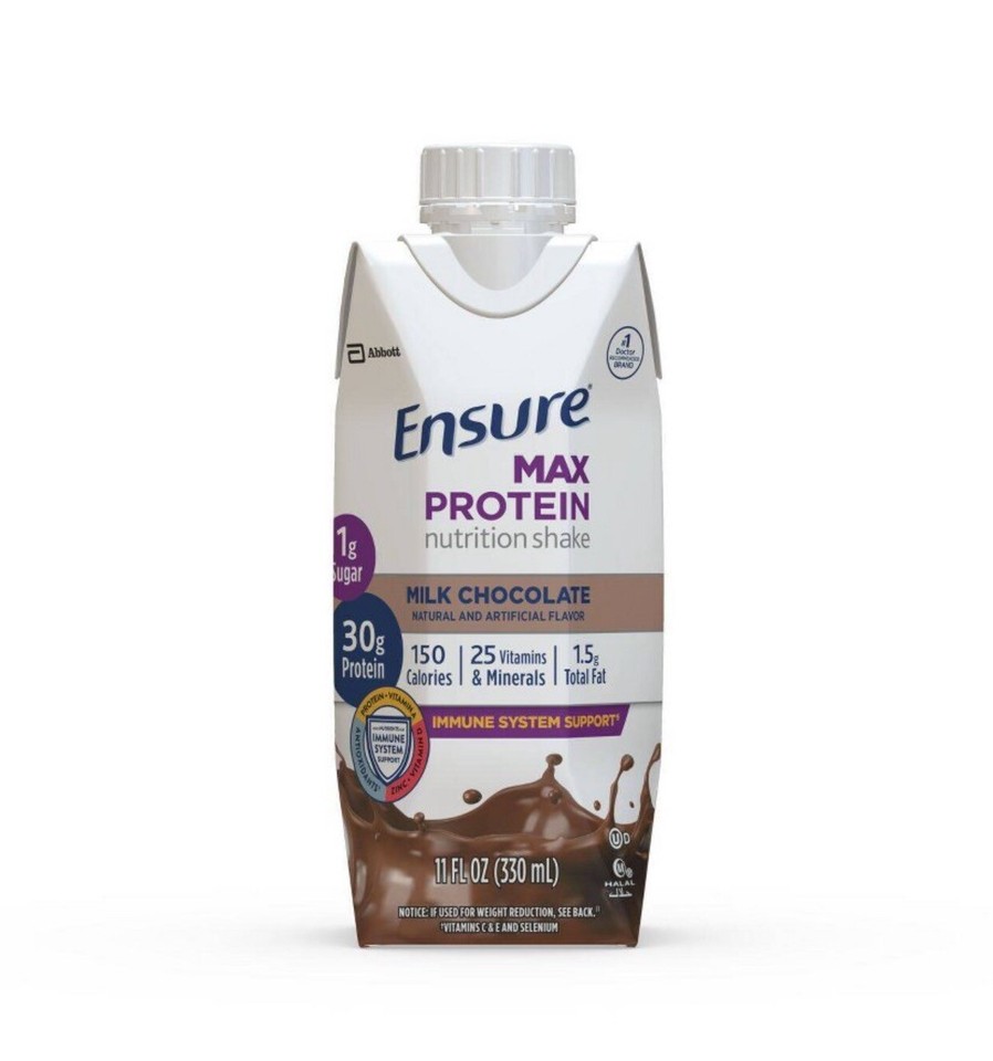 NEW Ensure Max Protein Nutritional Shake 30g Protein, 24 Counts Milk ...