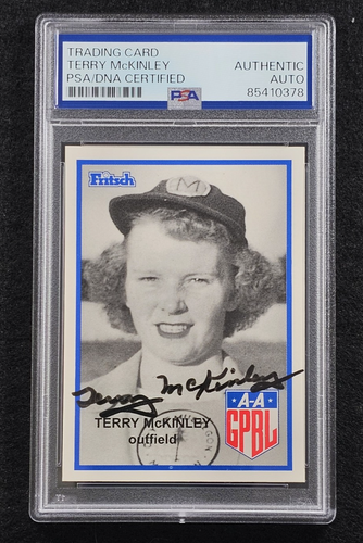 TERRY McKINLEY Signed Fritsch Baseball Card-GPBL-A LEAGUE OF THEIR OWN ...