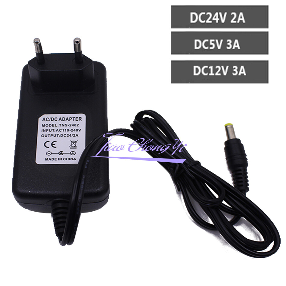 AC110/240V to DC5V 9V 12V 1A 2A 3A Power Adapter Supply EU US Plug for ...