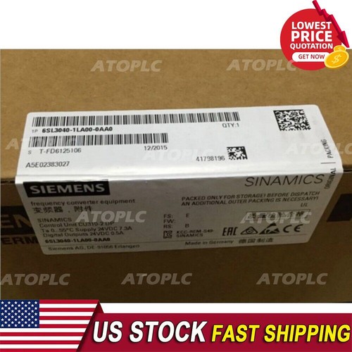 New Siemens 6SL3040-1LA01-0AA0 6SL3 040-1LA01-0AA0 SINAMICS S120 CU310 ...