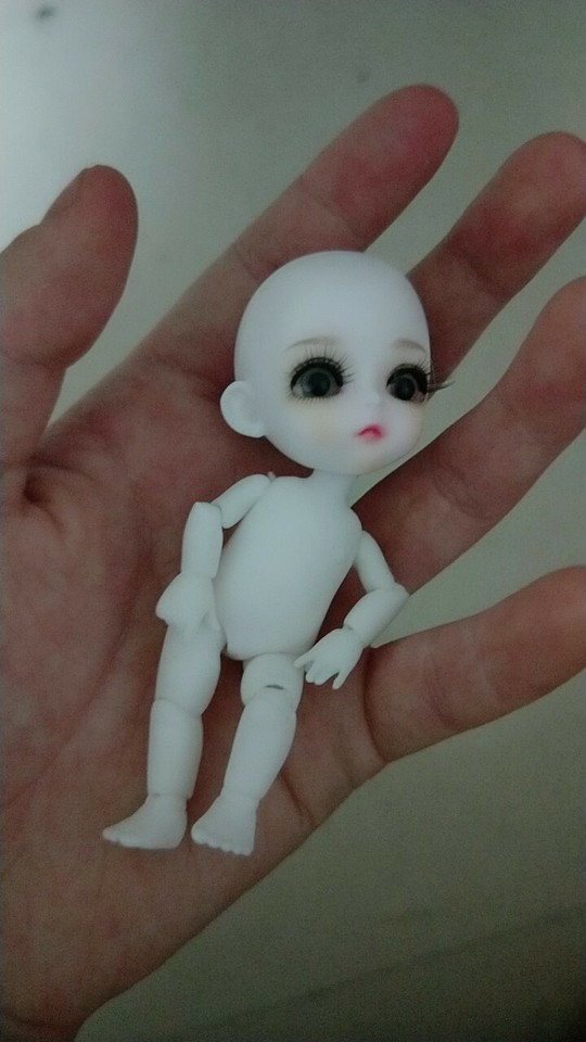 1/12 Bjd Doll Cute Resin free eyes +face make up Resin Figures | eBay