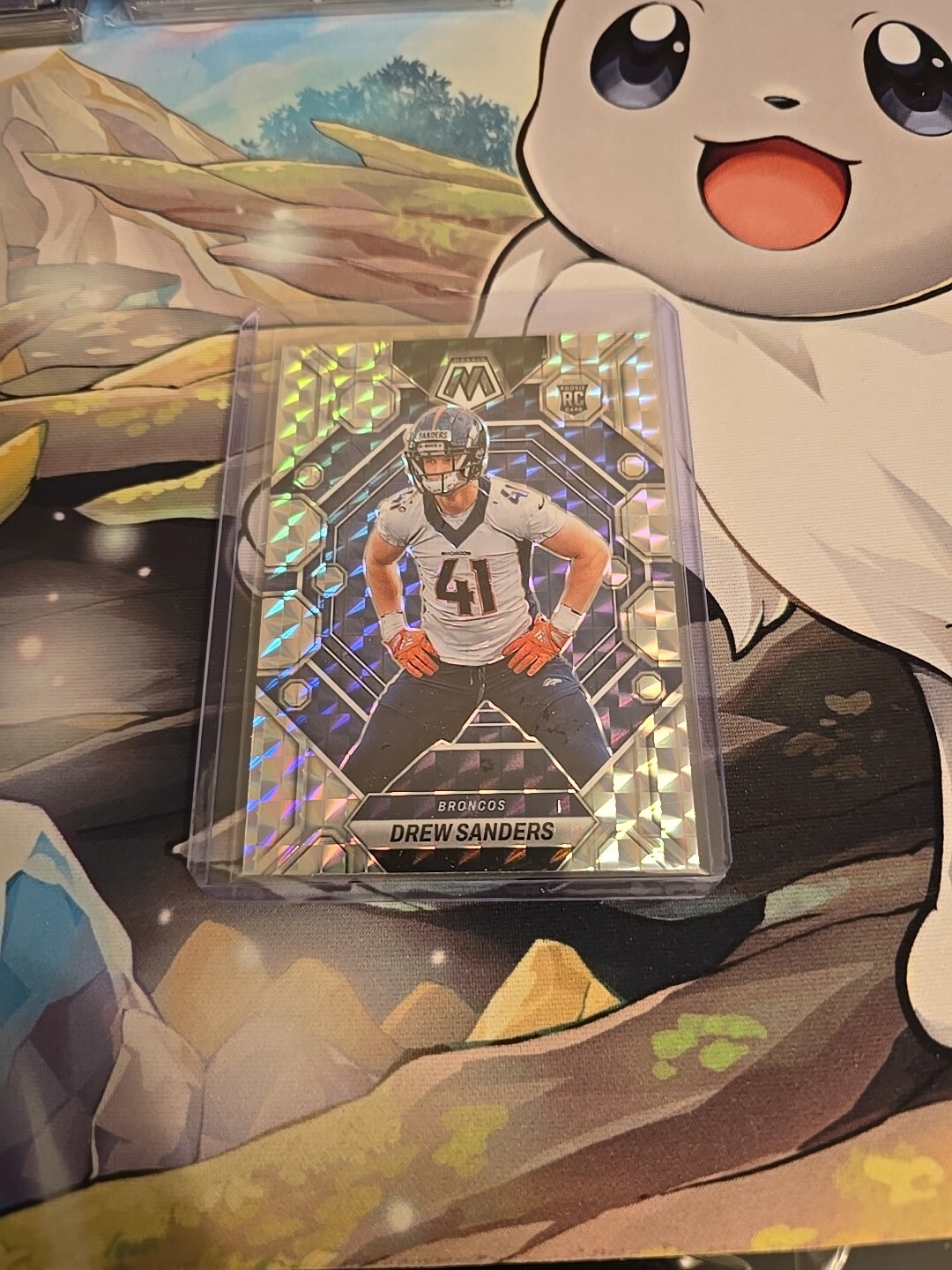 2023 Panini Mosaic Drew Sanders #318 RC - Broncos - Silver Parallel | eBay