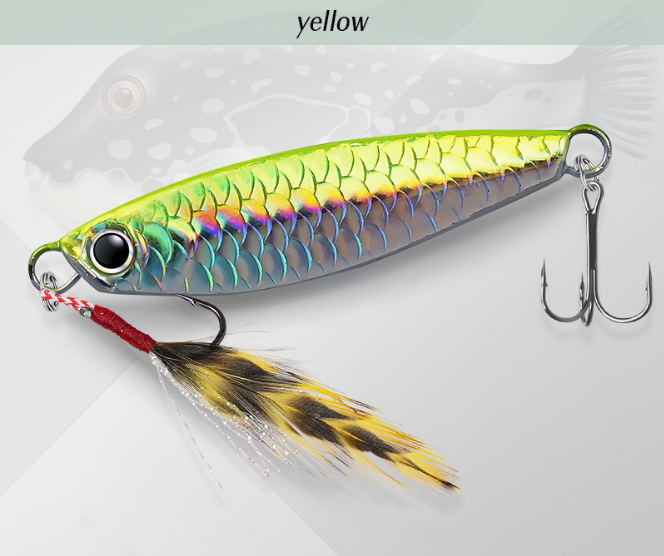 10PCS Fishing All Pelagic Road Runner Baits Iron Plate Metal Spinner ...
