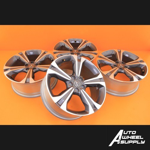 Acura RDX 2022-2024 Charcoal Machined 19" Inch OEM Set of 4 Wheels Rims ...