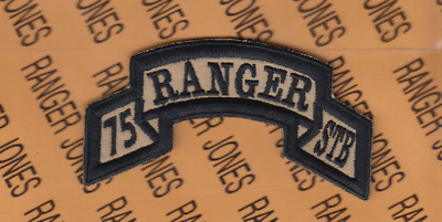 75th INFANTRY REGT STB AIRBORNE RANGER Tan / Black scroll patch 1-G | eBay