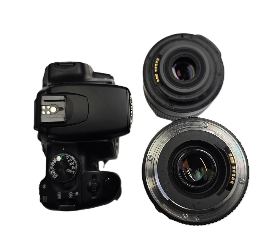 Canon Rebel XTi DSLR + 18-55mm IS + 75-300mm III Lens - Free Shipping ...