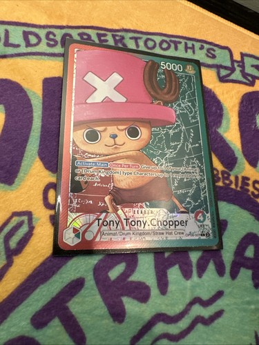 Tony.Tony.Chopper OP08-001 L Two Legends One Piece Card Game Mint/Near ...