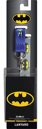 DC Comics Batman Reversible Lanyard with Breakaway Clip and ID Holder ...