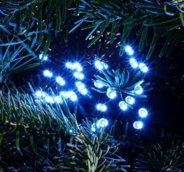 Ice blue led lights indoor outdoor party garden Christmas fairy lights ...