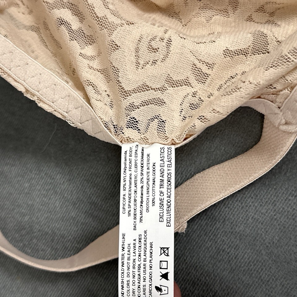 Bali Women's 38B Lace N Smooth Firm Control Body Briefer 8L10 Shaper ...