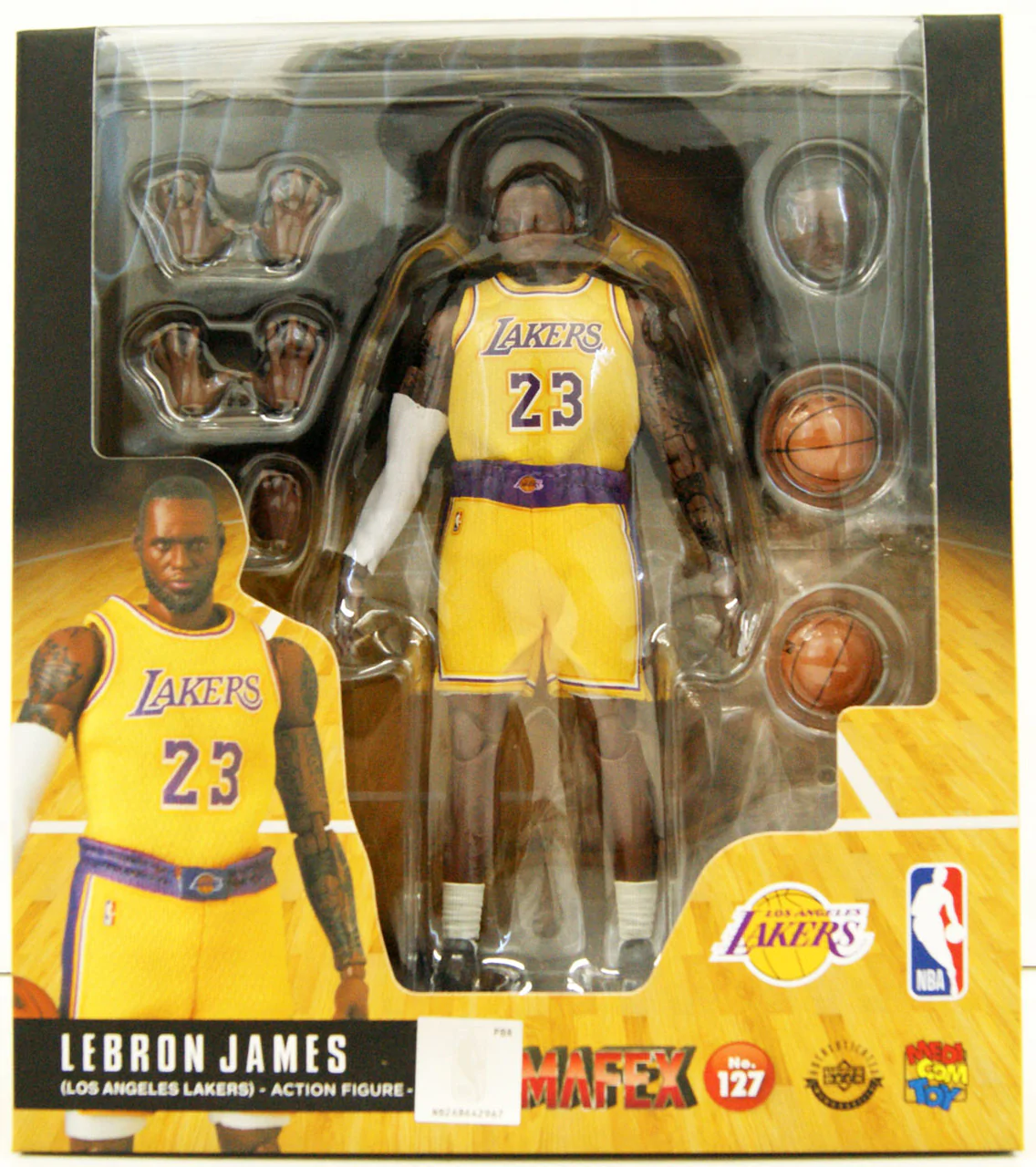 Medicom Toy MAFEX 127 Lebron James Figure Los Angeles Lakers | eBay ...