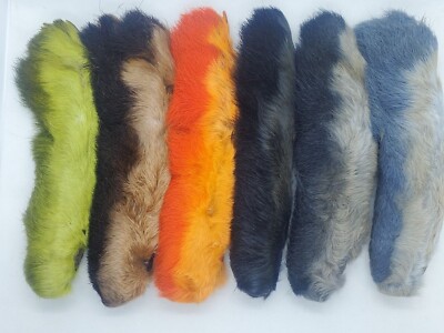 SNOWSHOE RABBIT HIND FOOT Nature's Spirit Fly Tying Dubbing & Dry Fly ...