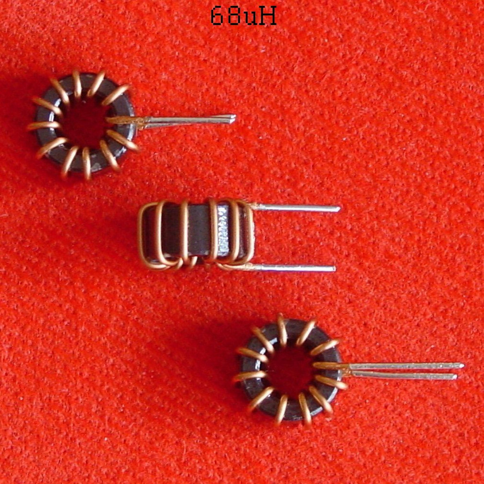 10pcs Toroid Inductor 4uH 47uH 68uH 82uH Toroidal Ferrite Coil (Brand ...