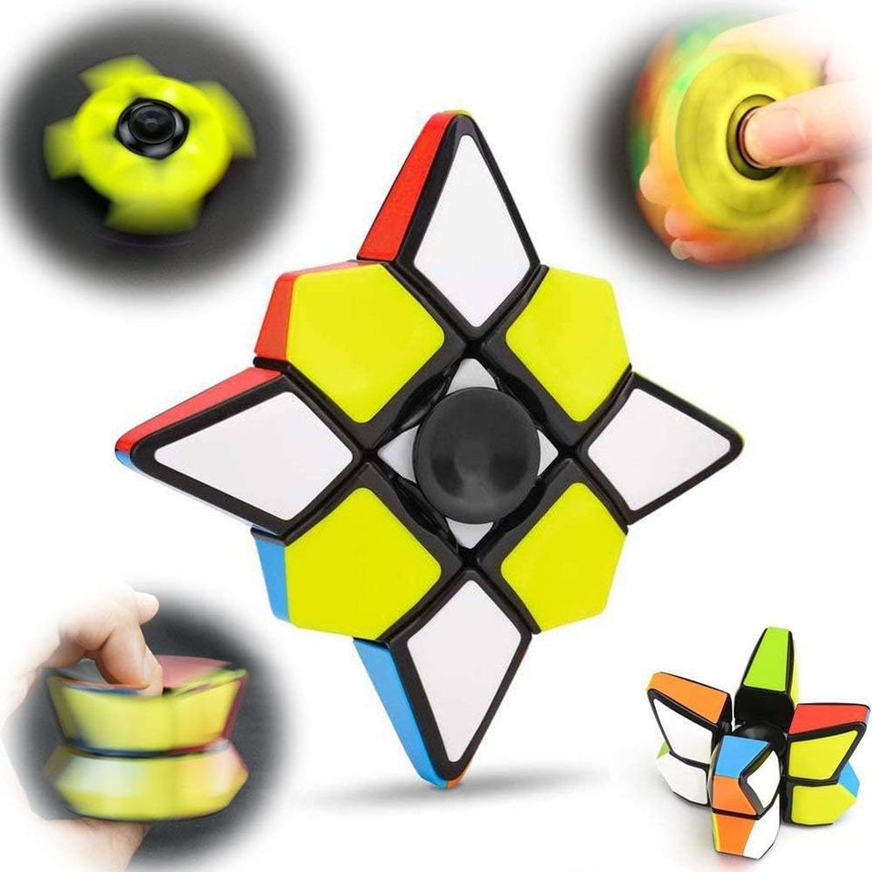 Fidget Cube Spinner Toy Children Desk Adults Stress Relief Cubes ADHD ...