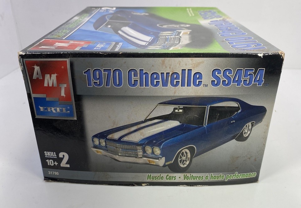 AMT 1/25 Scale 1970 CHEVELLE SS 454 MODEL KIT “OPEN BOX” | eBay