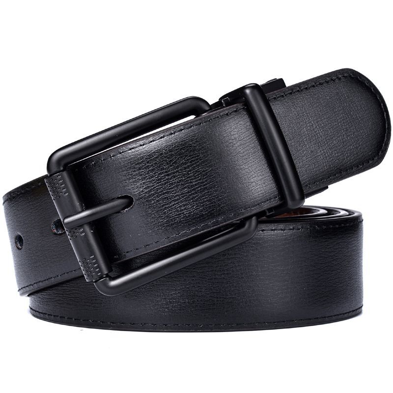Split Leather Reversible Buckle Belts Casual Men Fashion Garments ...
