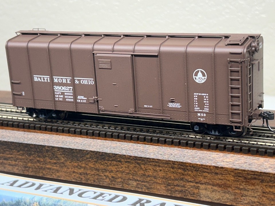 BALTIMORE & OHIO M-53 WAGONTOP BOX CAR - HO SCALE PLATINUM Series - RTR ...