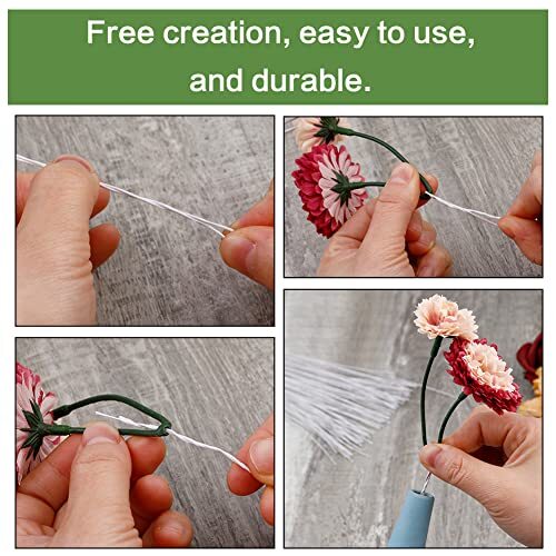 100 Pcs 26 Gauge Floral Wire Sticks for DIY Floral Arrangements Floral ...